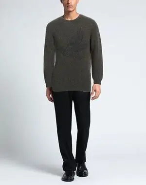 BROOKSFIELD Crewneck Sweater - Green