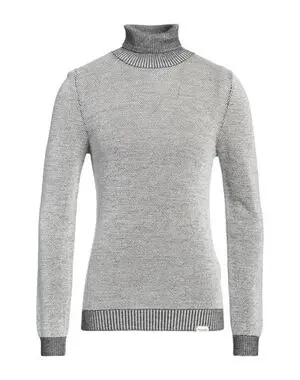 BROOKSFIELD Turtleneck Light Virgin Wool Sweater - Grey