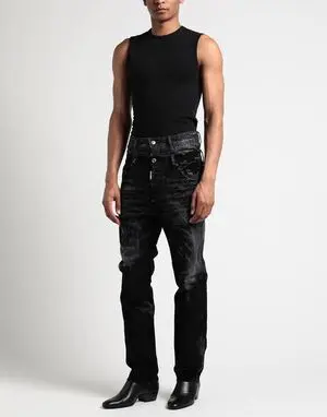 Dsquared2 Straight Leg Jeans With Appliqués