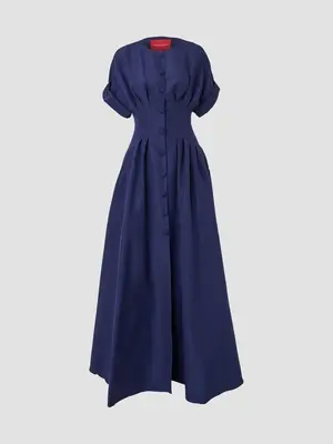Carolina Herrera Icon Silk Taffeta Gown - Midnight