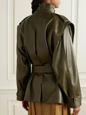 Chloé Belted Leather Jacket