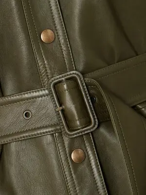 Chloé Belted Leather Jacket