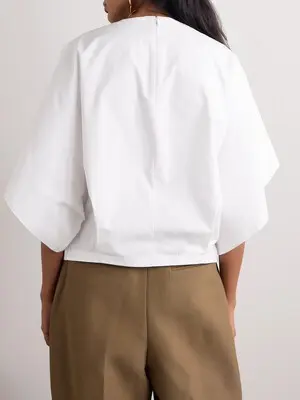 FFORME Tenley Cotton-poplin Top