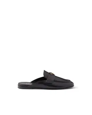 Prada Leather Slipper - Black