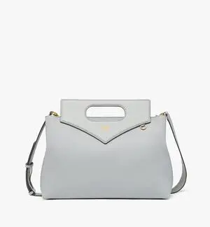 Mcm Soft Diamond Leather Shoulder Bag