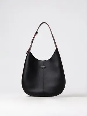 TOD'S Leather Shoulder Bag - Black