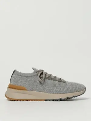 Brunello Cucinelli Lace Up Sneakers - Grey