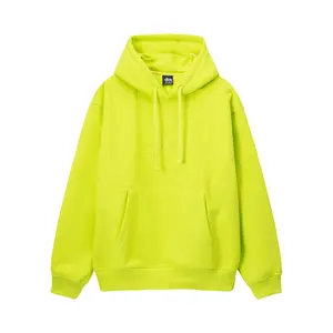 StÜssy Stock Logo Applique Hoodie - Green