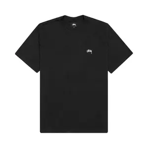 StÜssy Stock Logo Short-sleeve Tee - Black