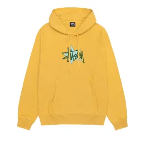 StÜssy Star Hoodie - Yellow