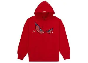 Supreme Eyes Hooded Sweatshirt - Red