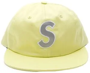 Supreme 3m Reflective S Logo 6 Panel Cap - Lime