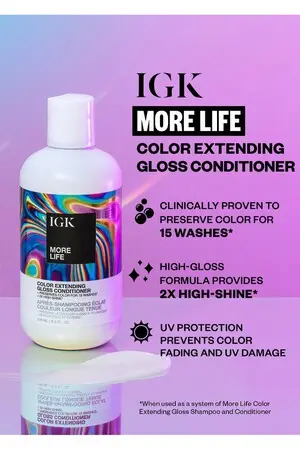IGK More Life Color Extending Conditioner - Natural