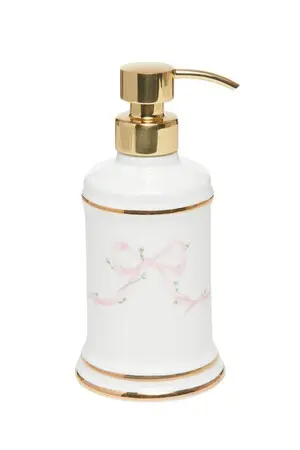 LoveShackFancy Bow Soap Dispenser - Pink