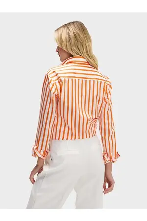 SARAH ALEXANDRA Weekend Striped Shirt