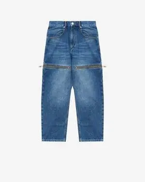 MARANT ETOILE Salia Denim Pants - Blue
