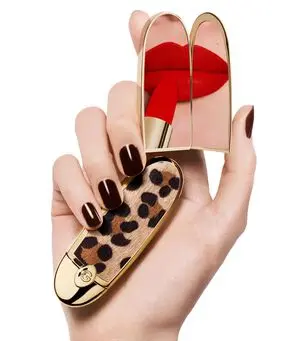 GUERLAIN Leopard Print Rouge G Lipstick Case