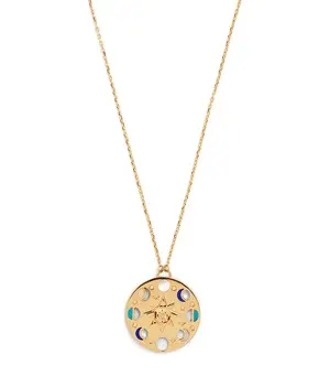 L'ATELIER NAWBAR Moon Phase Pendant Necklace - Gold