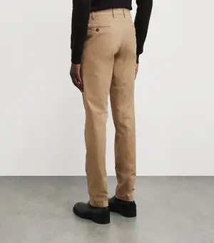 Canali Stretch-cotton Chinos