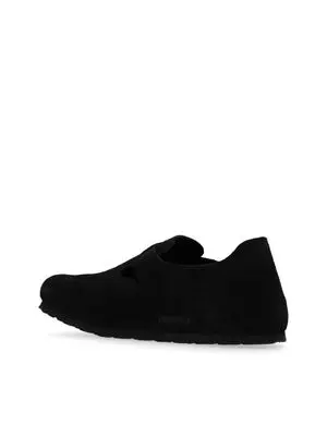 BIRKENSTOCK London Suede Loafers - Black