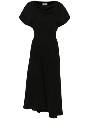 P.a.r.o.s.h Flared Cady Maxi Dress