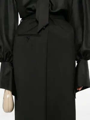 MAISON MARGIELA Textured Maxi Skirt
