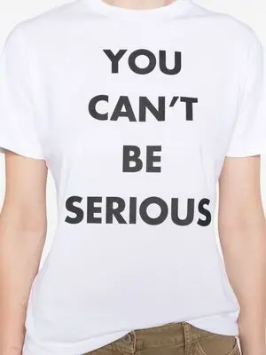 Moschino Text-print Cotton T-shirt