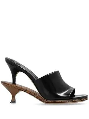 Jacquemus 110mm Le Doubles Mules - Black