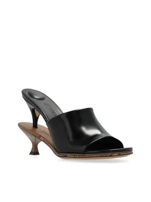 Jacquemus 110mm Le Doubles Mules - Black