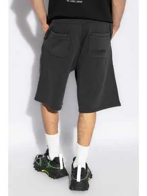Balmain Logo-embroidered Track Shorts