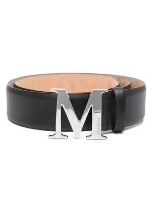 Max Mara Logo-buckle Leather Belt