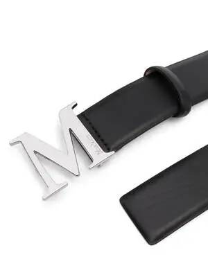 Max Mara Logo-buckle Leather Belt