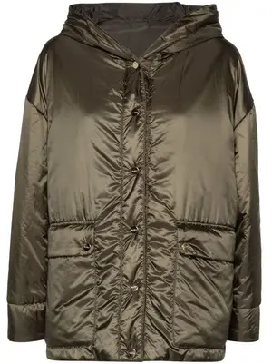 Max Mara Greenmo Padded Hooded Coat