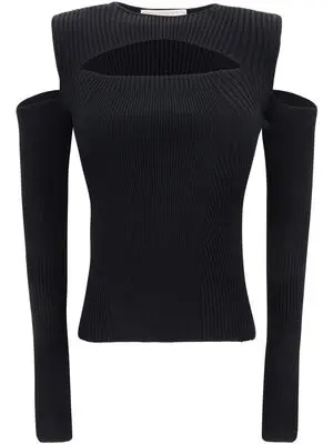 Alexander Mcqueen Striped Sweaters For Women