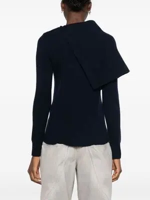 Rabanne Fine-knit Merino Wool Jumper - Blue