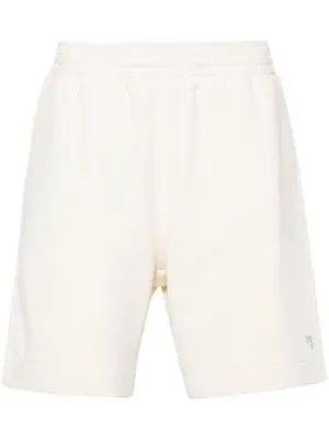 Givenchy Embroidered-logo Cotton Bermuda Shorts