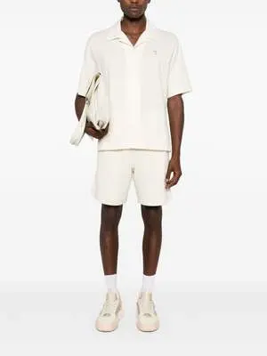 Givenchy Embroidered-logo Cotton Bermuda Shorts
