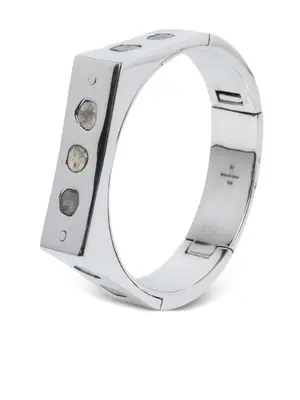 PARTS OF FOUR Sistema V2 Diamond Bracelet - Silver