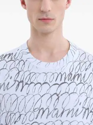 Marni Logo-print Cotton T-shirt - White
