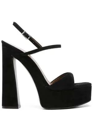 GIUSEPPE ZANOTTI 105mm Suede Platform Sandals