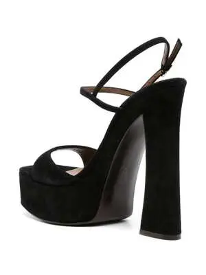GIUSEPPE ZANOTTI 105mm Suede Platform Sandals