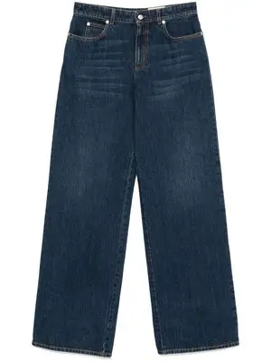 Alexander Mcqueen Mid Rise Jeans For Women