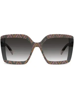 Missoni Tinted Square Frame Sunglasses - Grey
