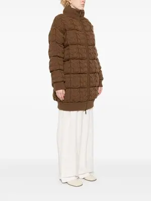 Max Mara Chunky-knit Padded Coat
