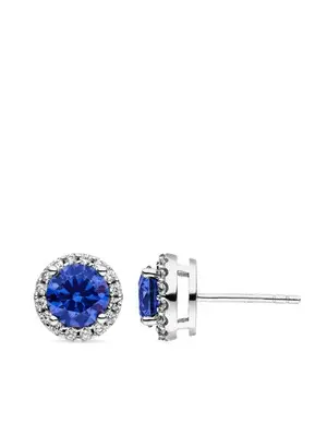 VEYNOU 14kt Gold Sapphire Stud Earrings