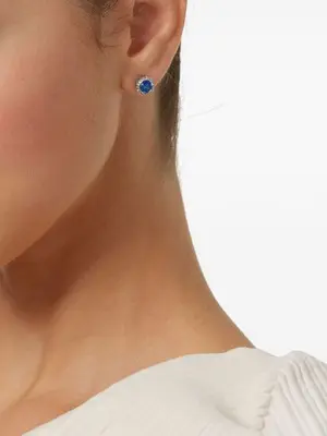 VEYNOU 14kt Gold Sapphire Stud Earrings
