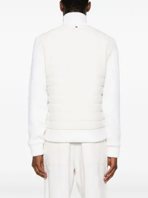 Herno Knitted-panel Padded Bomber Jacket