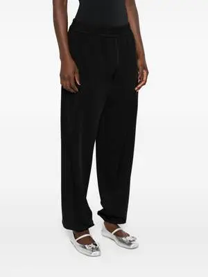 JIL SANDER High-waist Track Trousers - Black