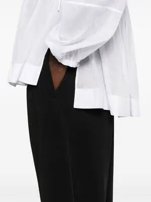 JIL SANDER High-waist Track Trousers - Black