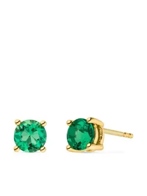 VEYNOU 14kt Yellow Emerald Stud Earrings